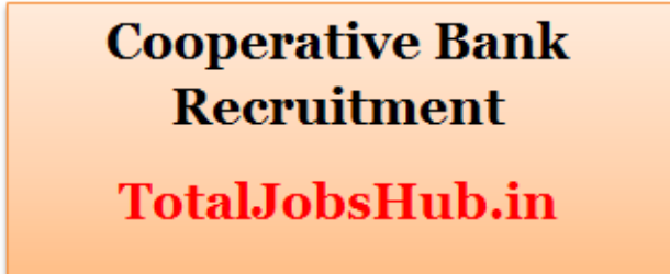 Cooperative Bank Recruitment 2017 Online Application Form