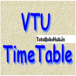 VTU Time Table 2020 pdf Jan 1st, 3rd, 5th, 7th Sem Exam Schedule ...