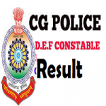 CG Police DEF Result 2019 Chhattisgarh DEF Constable Cut off Marks ...