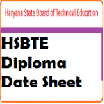 HSBTE Diploma Date Sheet 2020 Polytechnic May June Exam Schedule ...